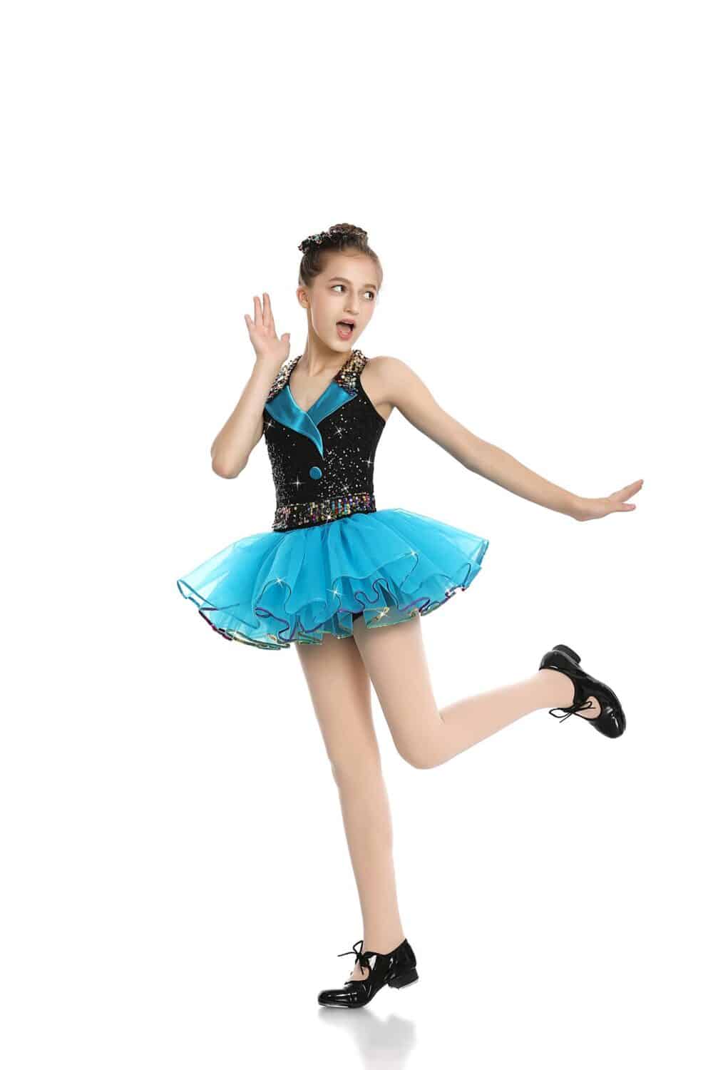 Jazz and Tap Dancewear with detachable tutu- STEP UP AND DANCE