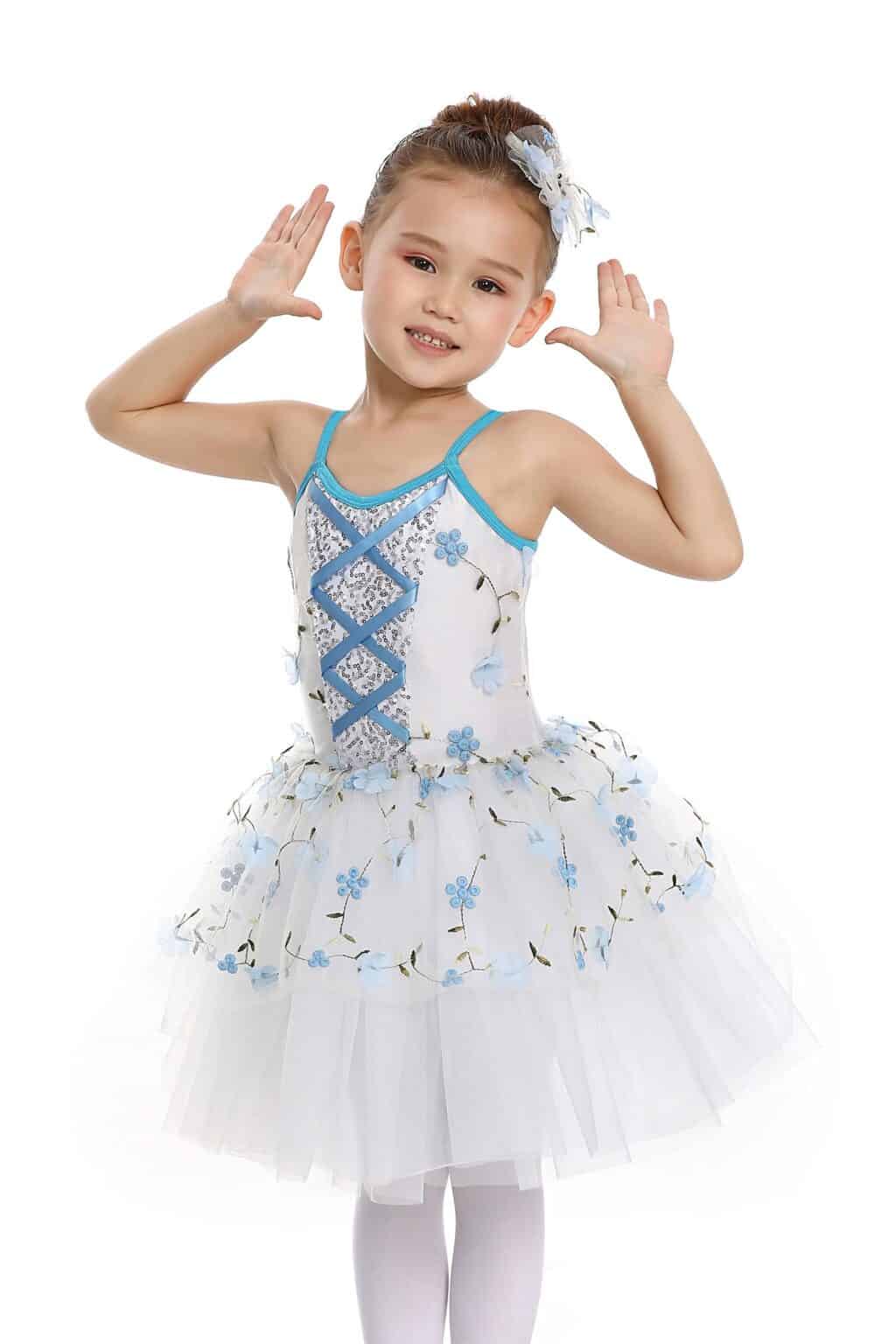 Childs pink Ballet dancewear with tutu- SHOW STARTING