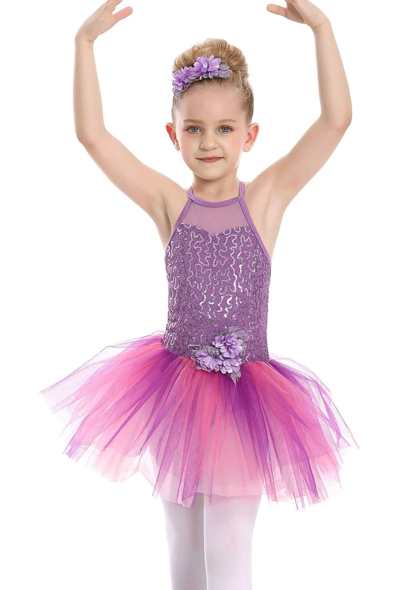Childs pink Ballet dancewear with tutu- SHOW STARTING