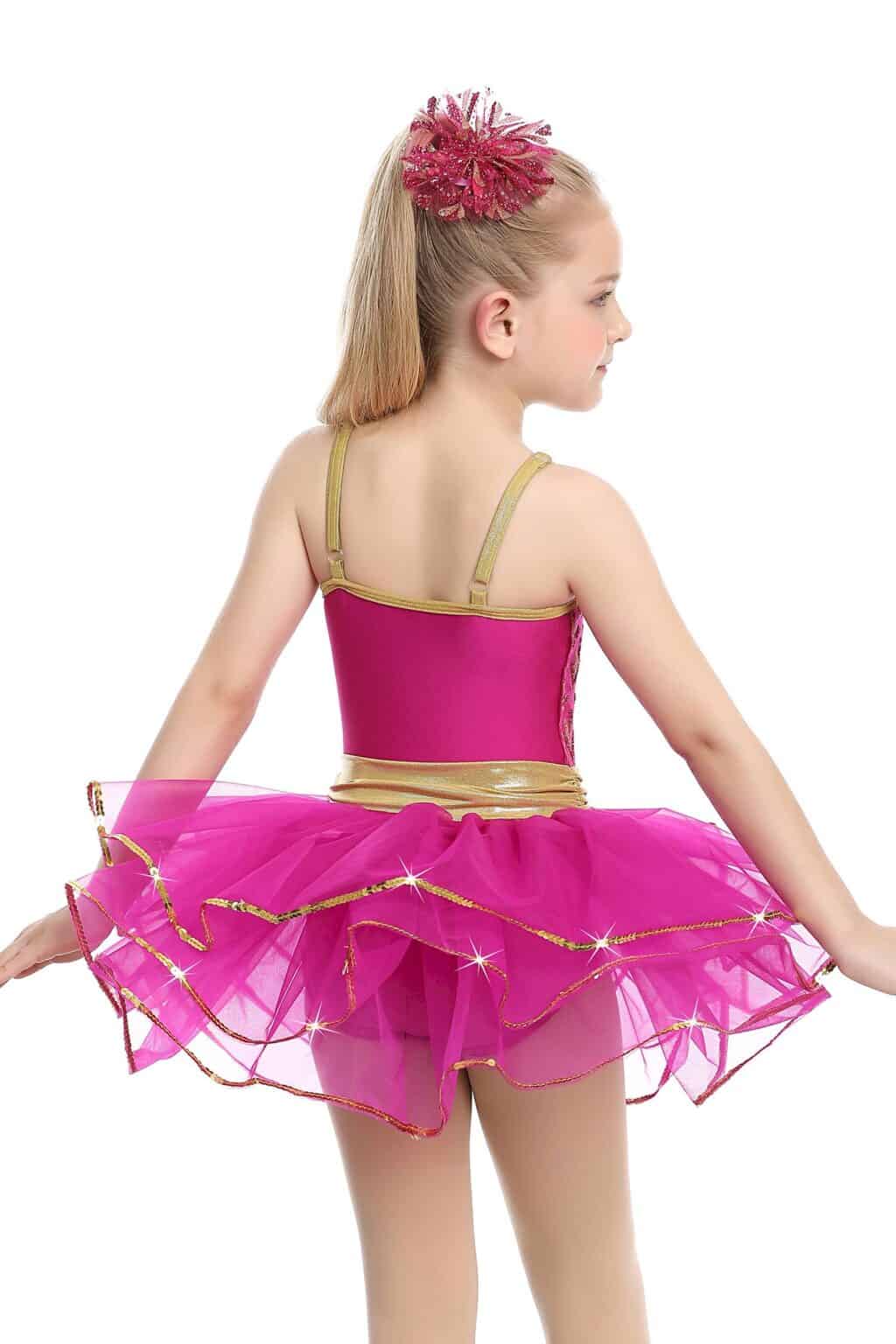 Childs pink Ballet dancewear with tutu- SHOW STARTING