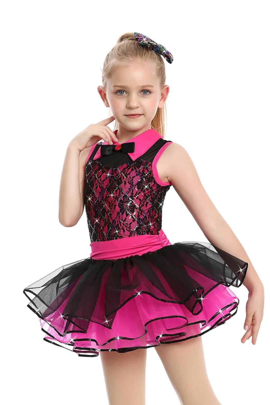 Childs pink Ballet dancewear with tutu- SHOW STARTING