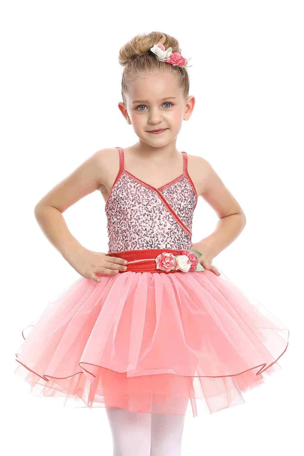 Childs pink Ballet dancewear with tutu- SHOW STARTING