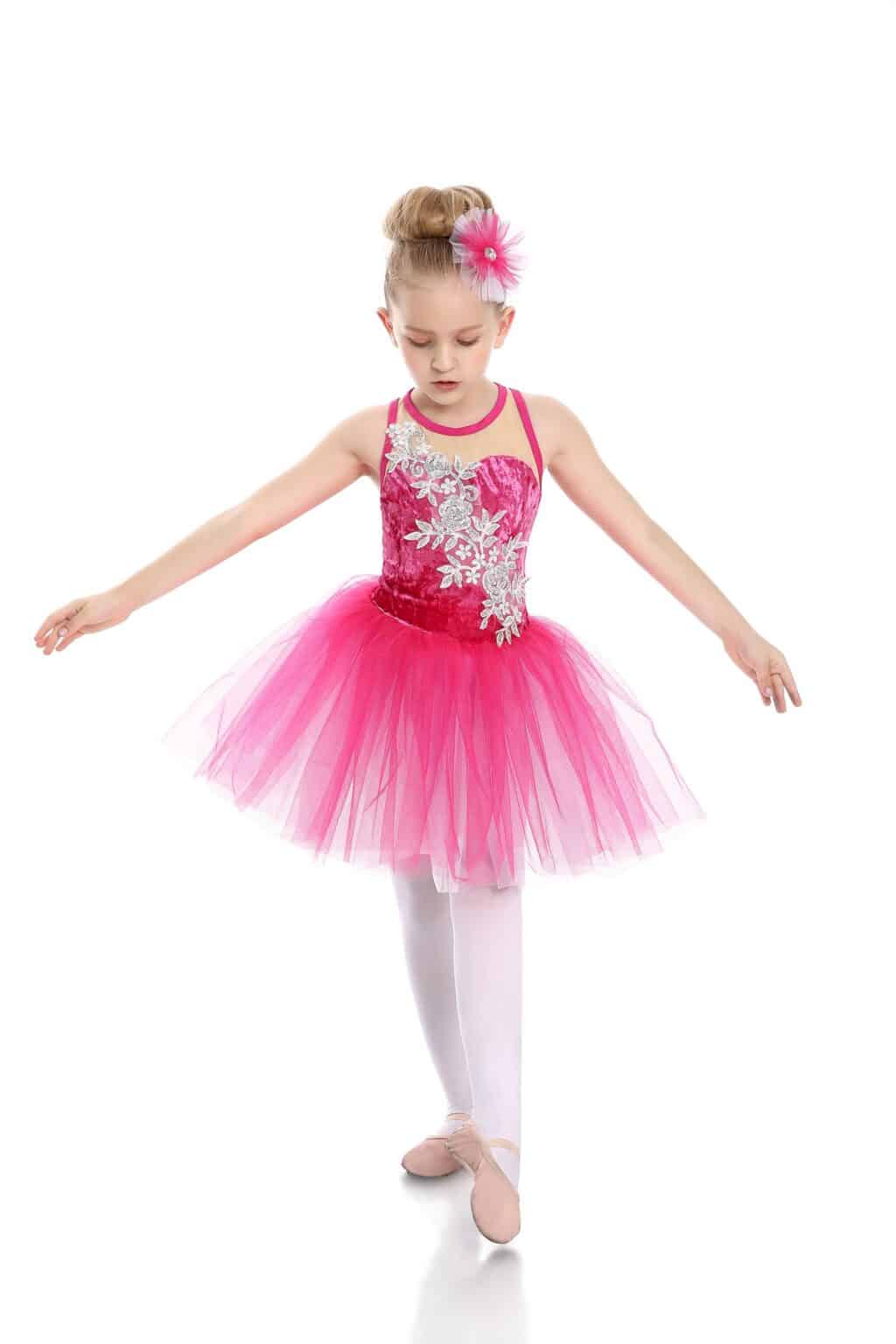 Childs pink Ballet dancewear with tutu- SHOW STARTING