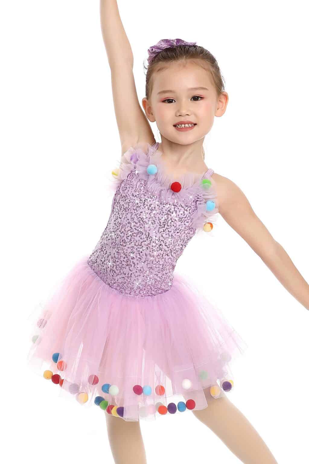 Childs pink Ballet dancewear with tutu- SHOW STARTING