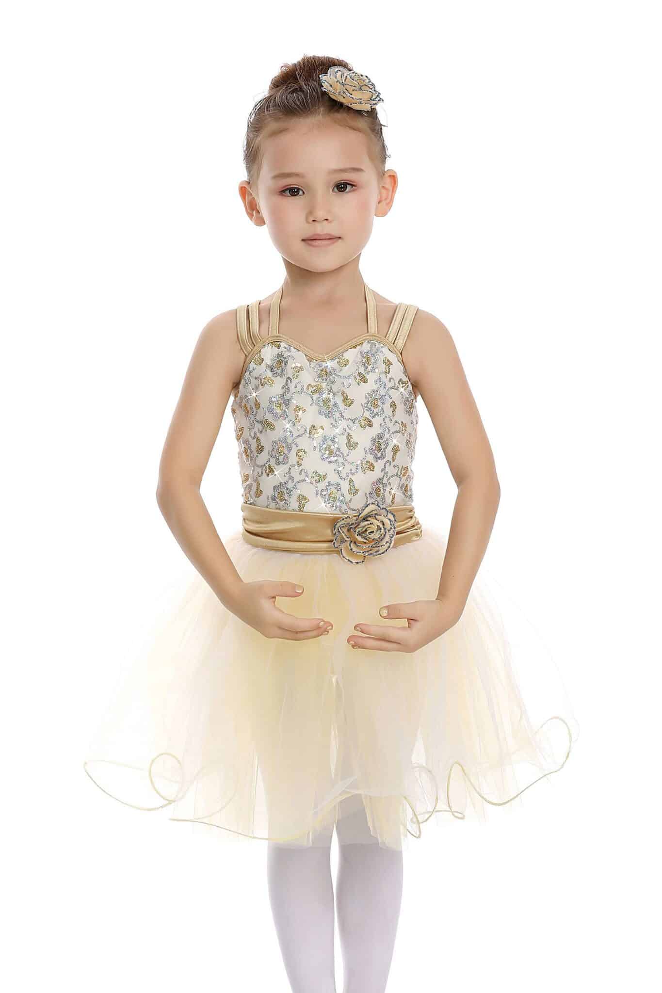 Childs pink Ballet dancewear with tutu- SHOW STARTING