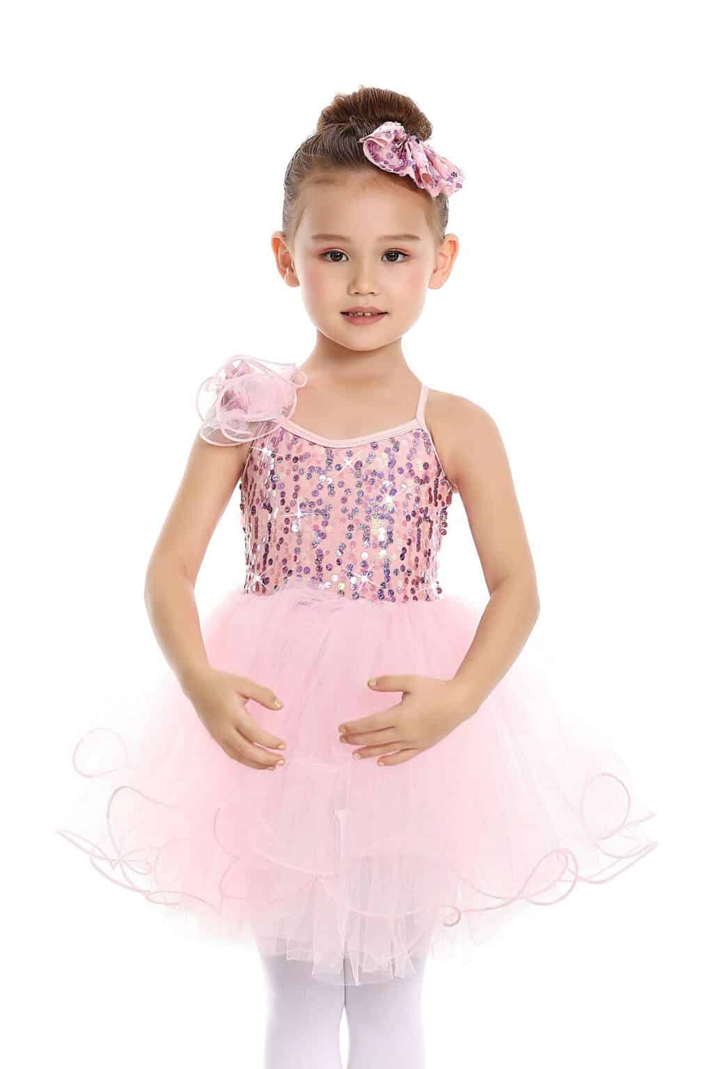 Childs pink Ballet dancewear with tutu- SHOW STARTING