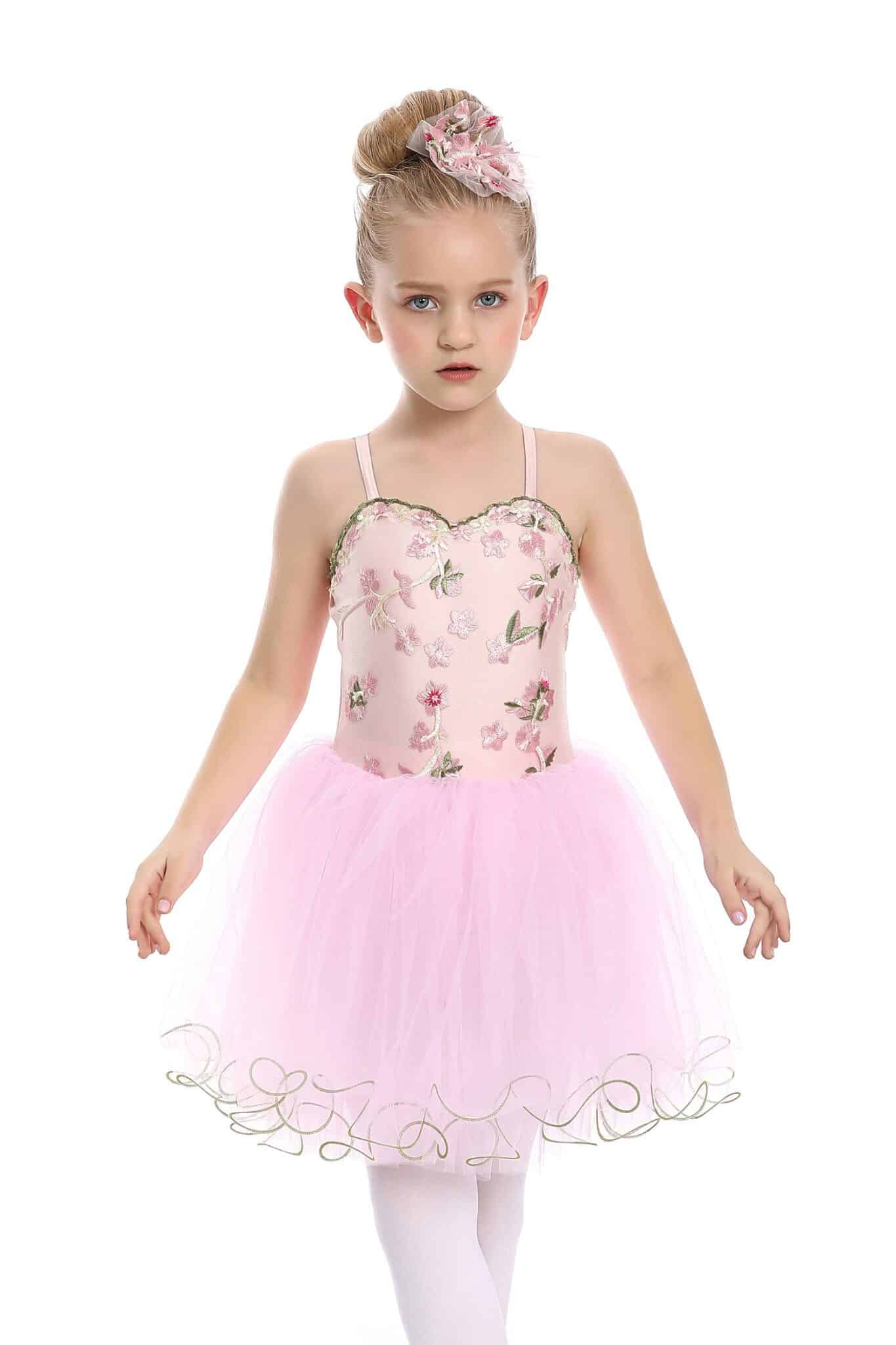 Childs pink Ballet dancewear with tutu- SHOW STARTING