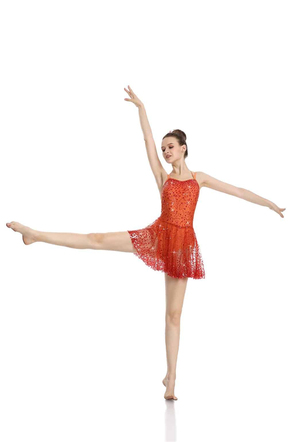 Contemporary and Lyrical Dancewear - dress on leotard